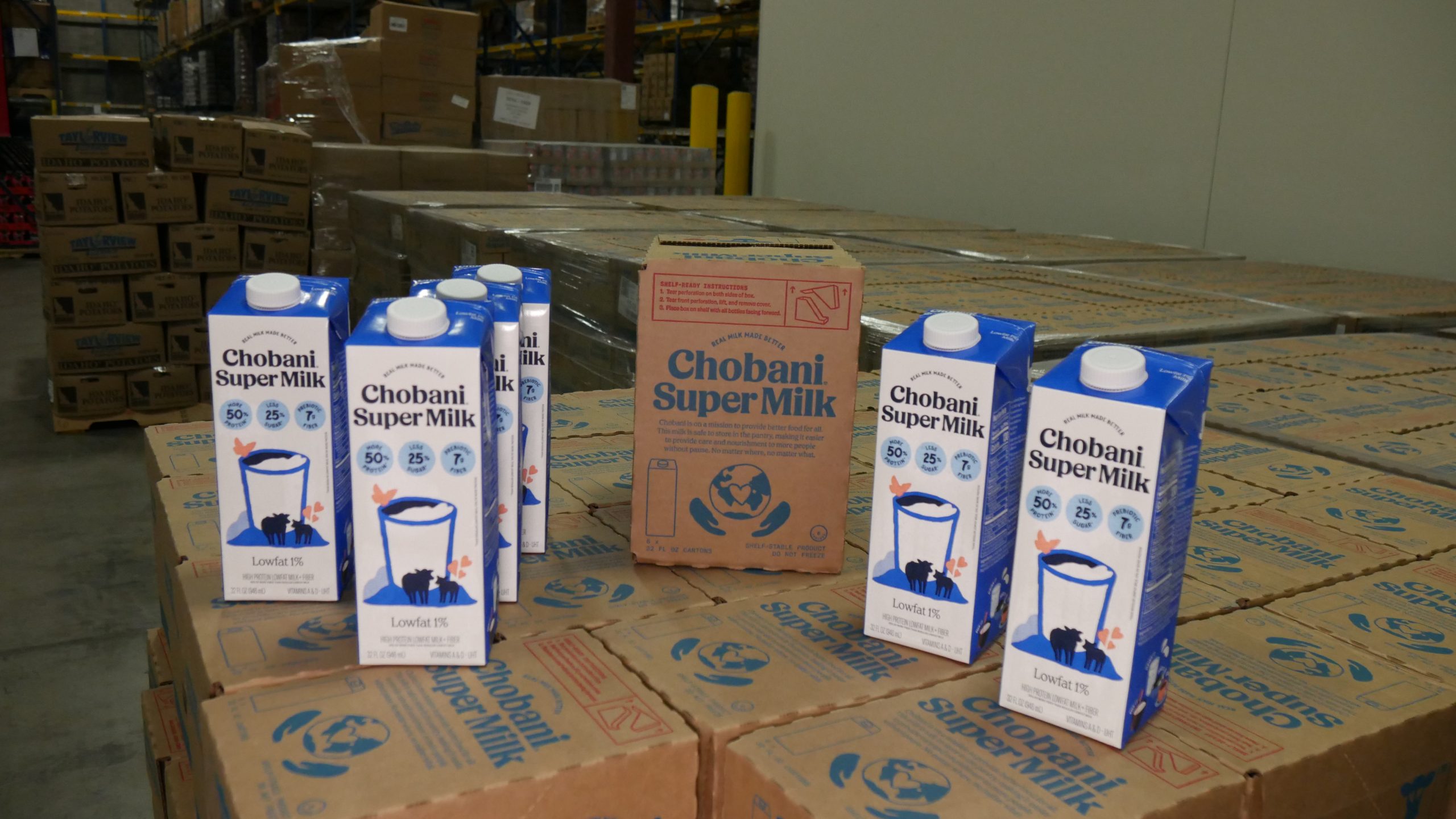 Chobani Super Milk Donation! - The Idaho Foodbank